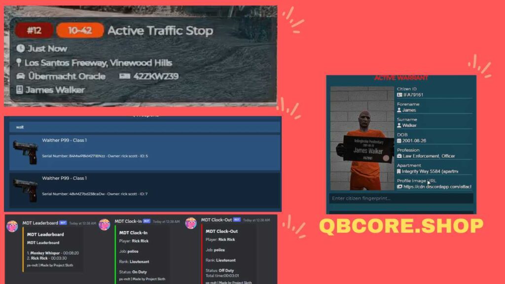 mdt fivem - QBCore Script