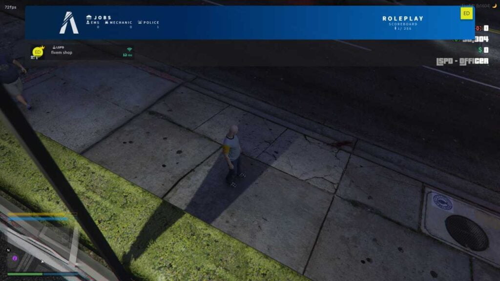 QBCore Scoreboard - QBCore Script
