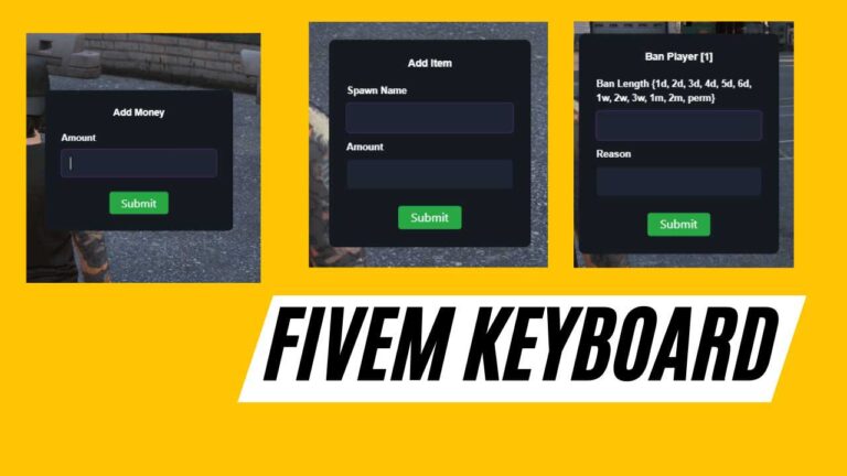 fivem keyboard - QBCore Script