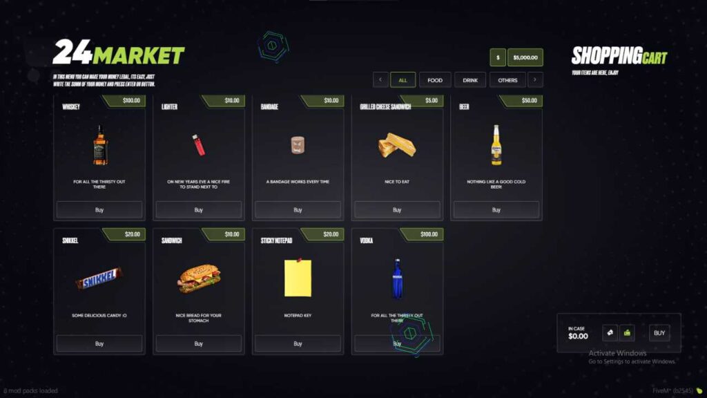 fivem shops - QBCore Script