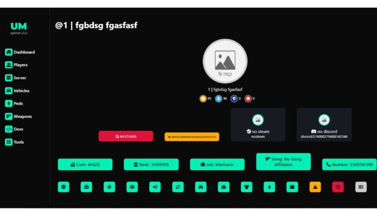fivem admin menu - QBCore Script