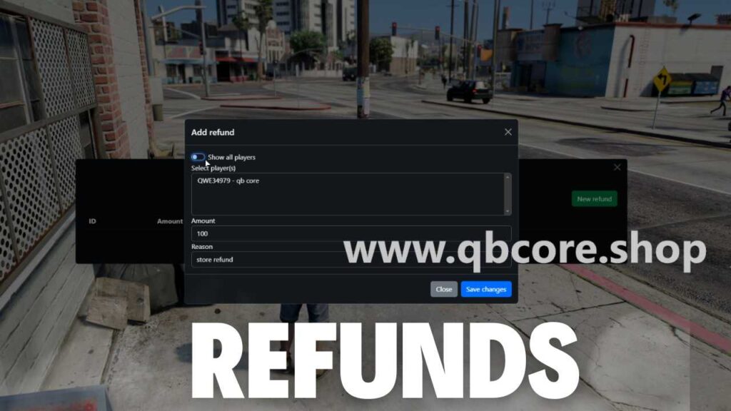 Qbcore refund Script for Fivem - QBCore Script