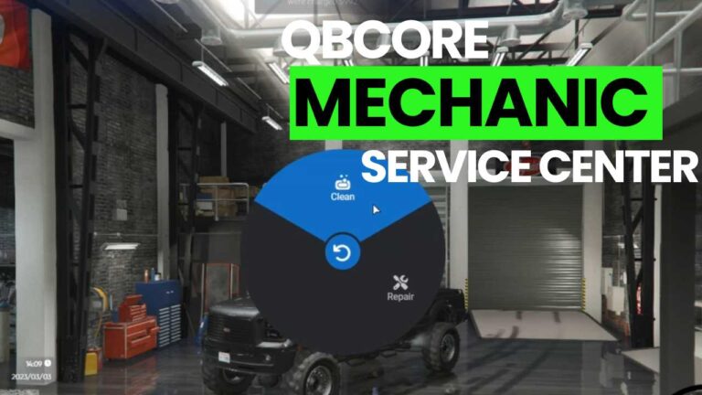 fivem mechanic Service Center - QBCore Script