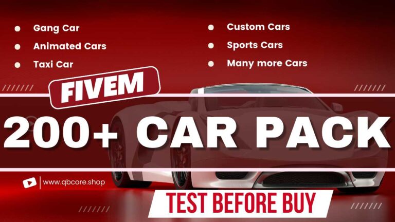 fivem car pack - QBCore Script fivem car pack - QBCore Script