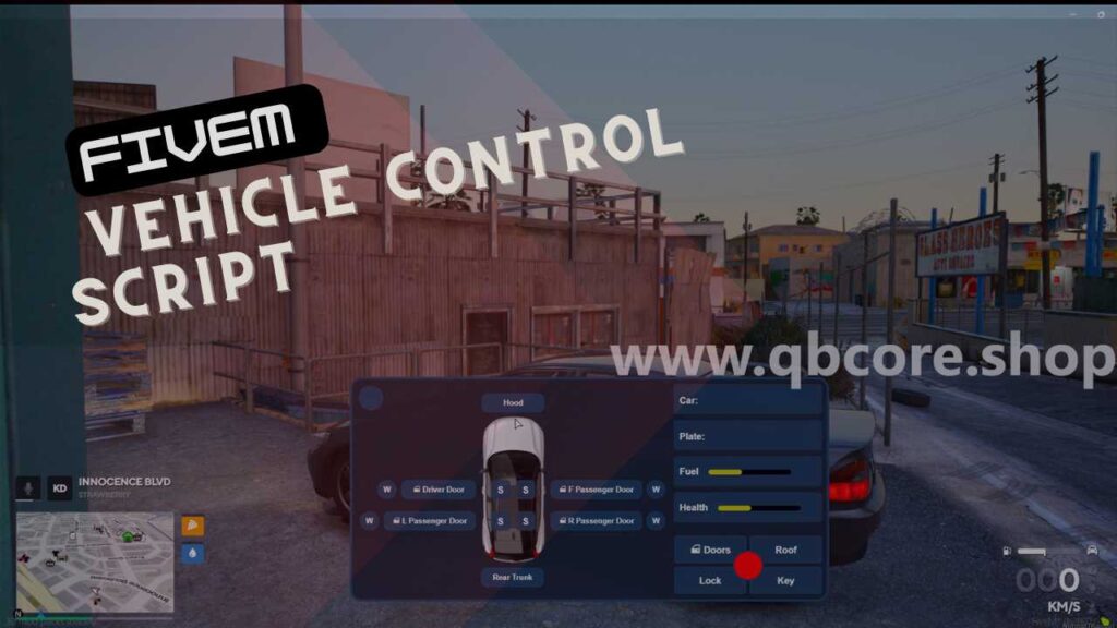 fivem vehicle control script - QBCore Script