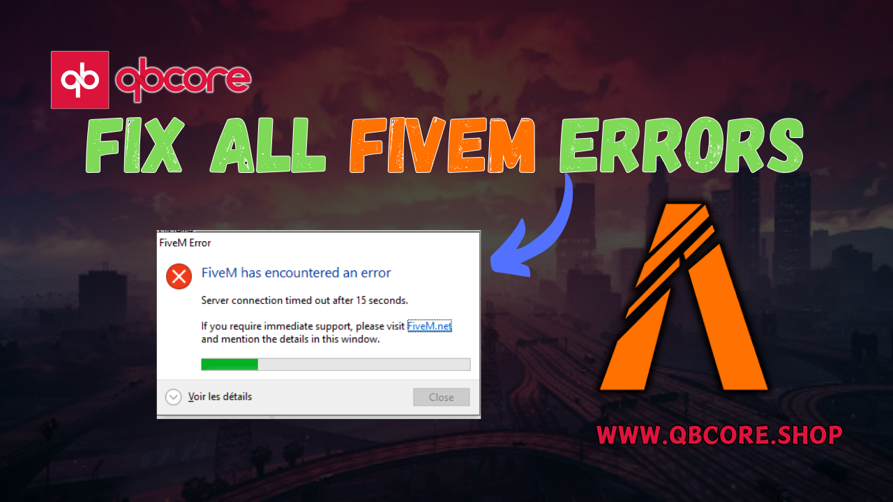 How To Fix Fivem Errors Troubleshooting Lag And Other Issues Qbcore Script