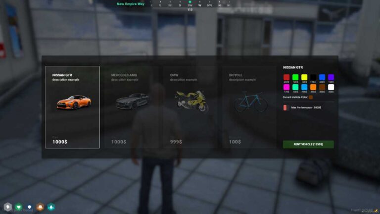 car rental fivem - QBCore Script