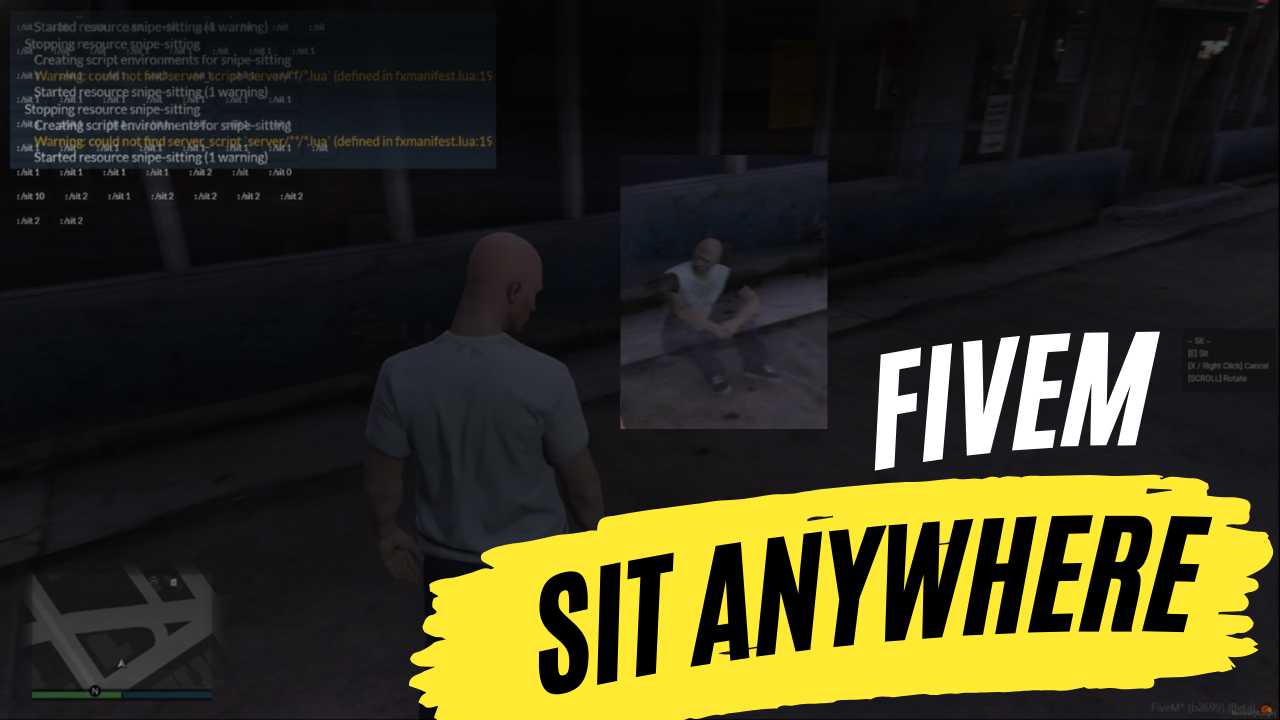 Fivem Sit Anywhere Qbcore Script