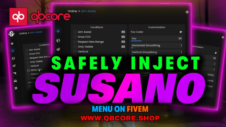 How to Safely Inject Susano Menu on FiveM: Step-by-Step Guide - QBCore ...