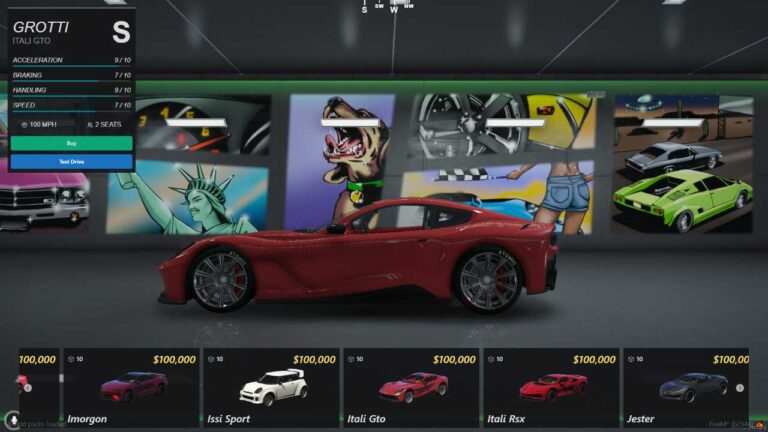 vehicle shop fivem - QBCore Script