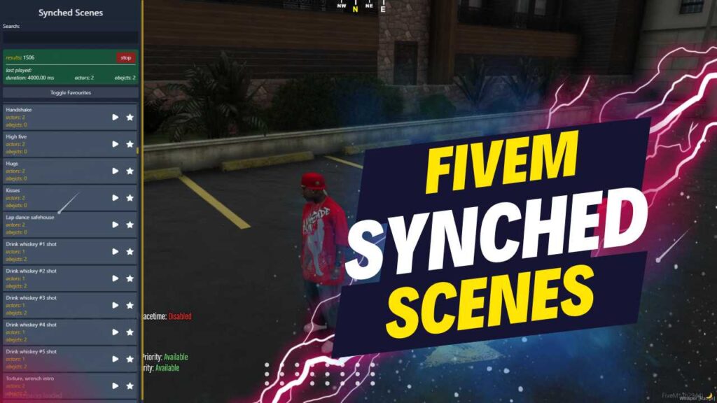 fivem synched scenes - QBCore Script