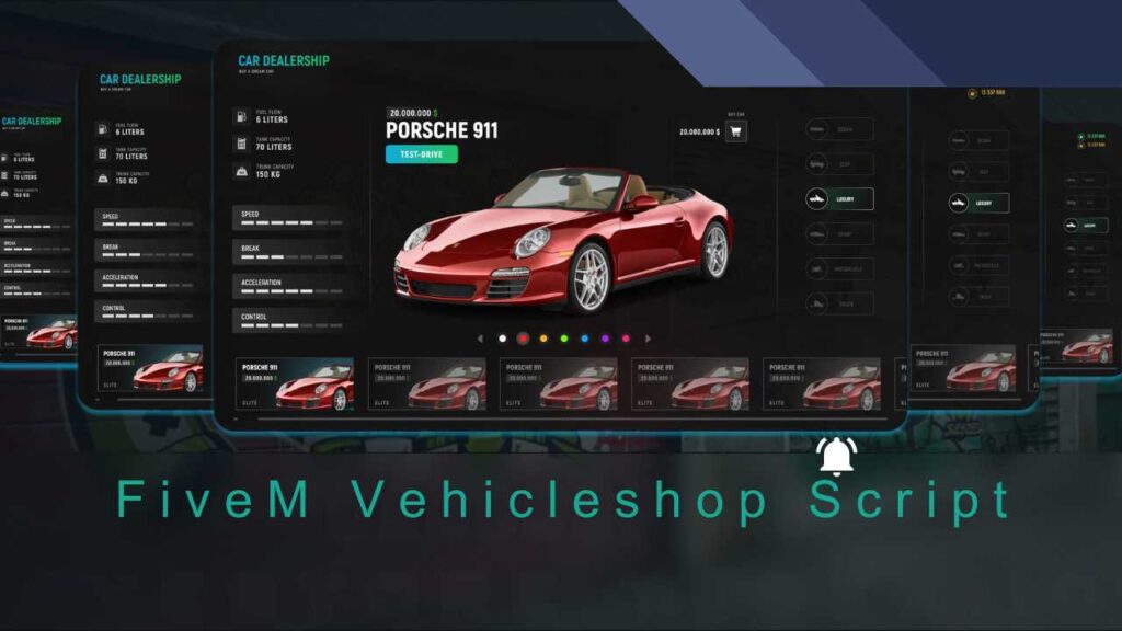 fivem vehicleshop script - QBCore Script