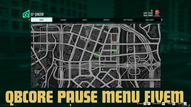 qbcore pause menu fivem - QBCore Script