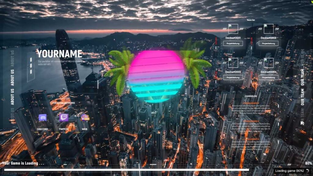 fivem loading screen v2 - QBCore Script