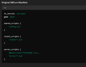 how to change qbcore script to ox - QBCore Script